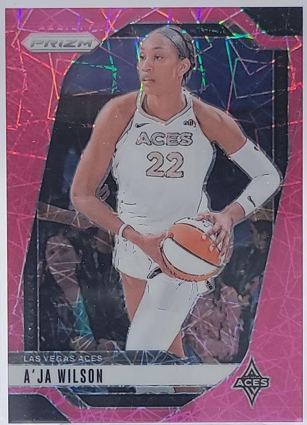 2024 Panini Prizm WNBA - A'ja Wilson #86 Pink Velocity Prizm /79 for ...