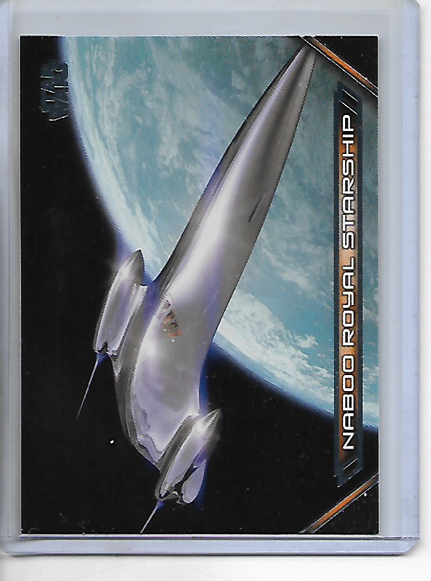 2018 Topps Star Wars Galactic Files Naboo Royal Starship 2018 Topps Star Wars Galactic Files Naboo Royal Starship