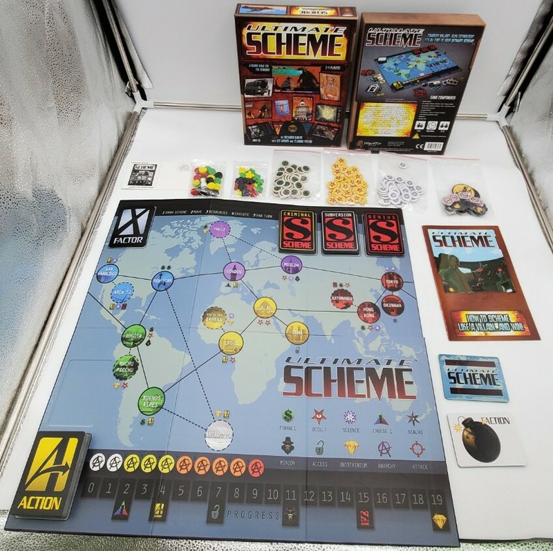 Ultimate Scheme (2016) Board Game – Board Game Guys