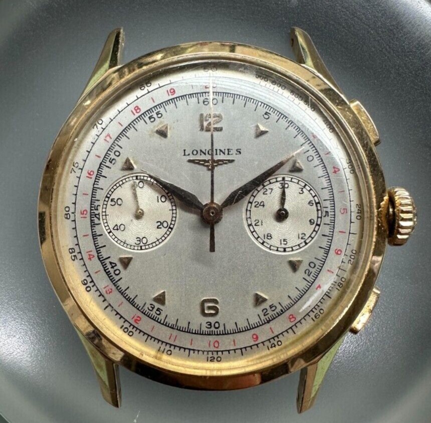 Longines Flyback - Ref 5967 - 30CH Manual Wind - Chronograph - 18k Gold - c.1958のeBay公認海外通販｜セカイモン