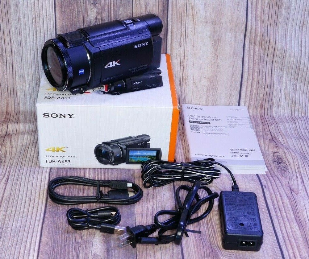 Купить Видеокамеры Sony FDR-AX53 Sony FDRAX53/B 4K Ultra HD Handycam ...