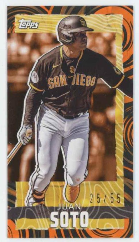 2023 Topps Rip - Mini Juan Soto #MRIP-JS Orange Black Ripples /55 for ...