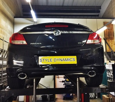 VAUXHALL INSIGNIA CDTI.DUAL EXHAUST CONVERSION CUSTOM.PERFORMANCE EXHAUST