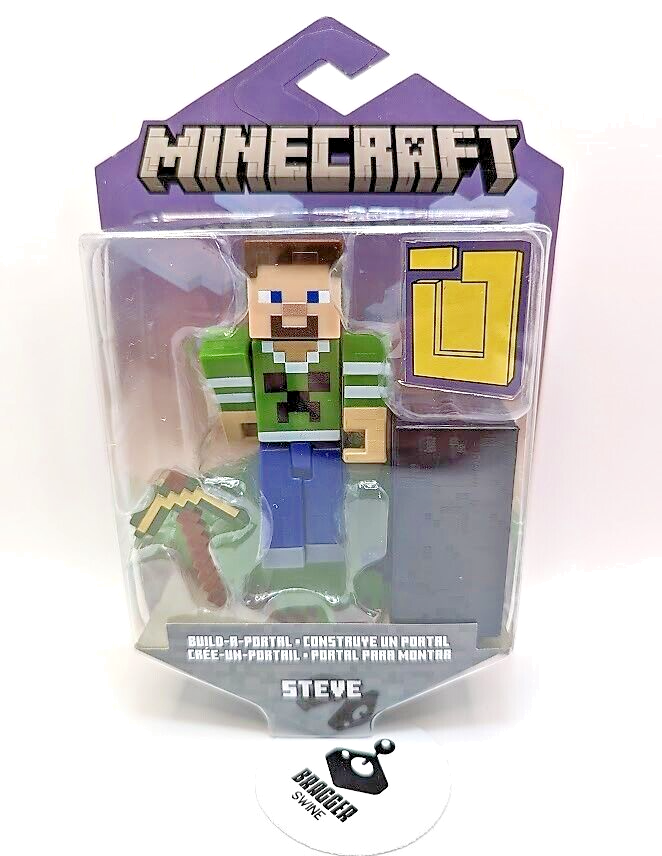 Minecraft Steve In Netherite Armor Figure Mattel 53 Off