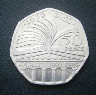 Public Libraries 50p coin - How much is it worth in 2025?