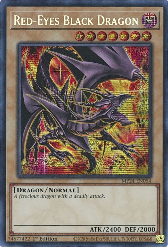 ***RED-EYES BLACK DRAGON (ALTERNATE ART)*** MP24-EN054 PRISMATIC NM YUGIOHのeBay公認海外通販｜セカイモン