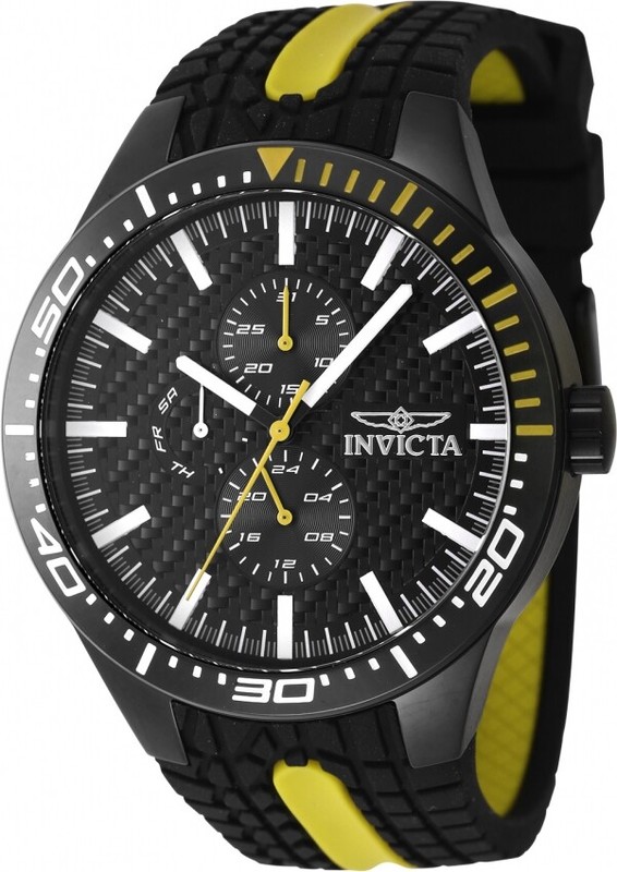 Invicta Racing GMT Quartz Black Dial Men Watch 47554