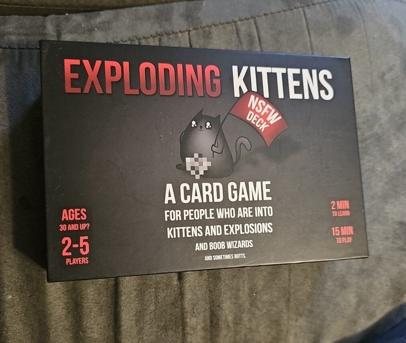 Exploding Kittens: NSFW Deck (2015) Board Game – Board Game Guys