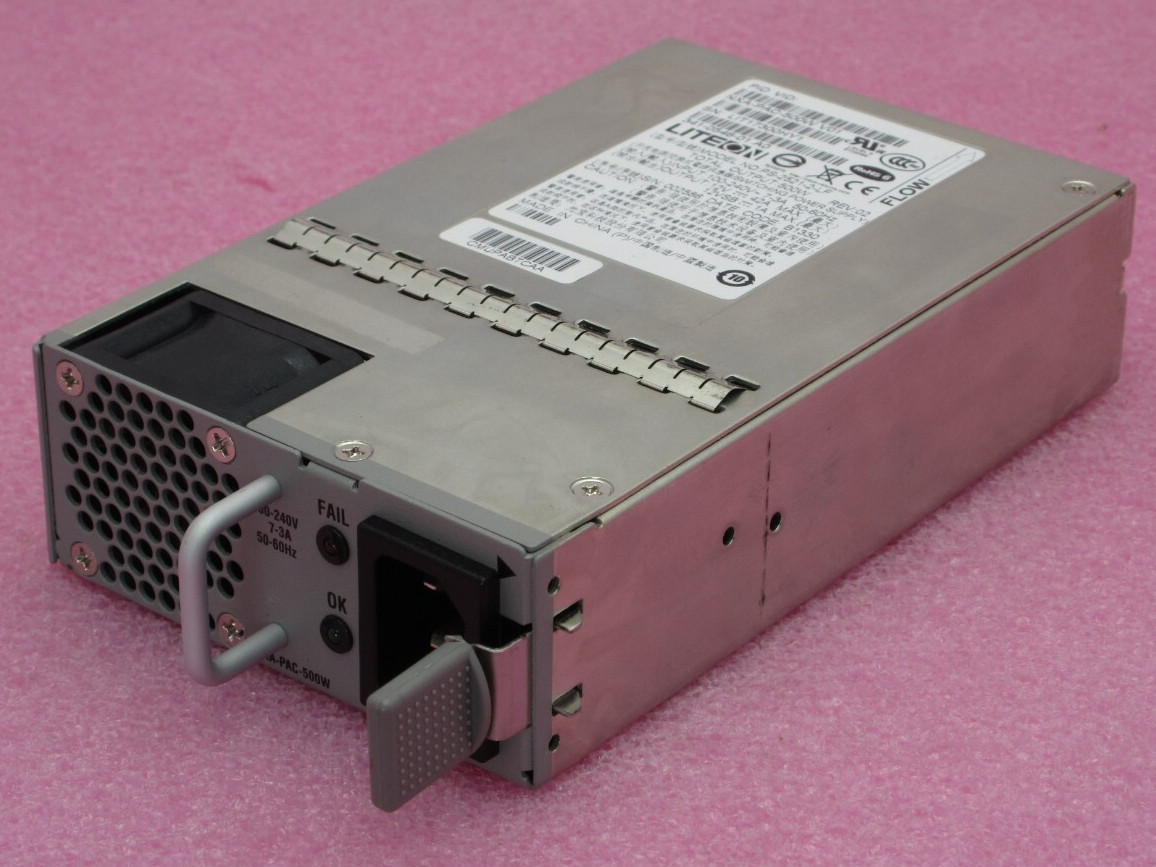 Cisco Nexus N3K NXA-PAC-500W V01 Power Supply PSU Port Side Exhaust Airflow