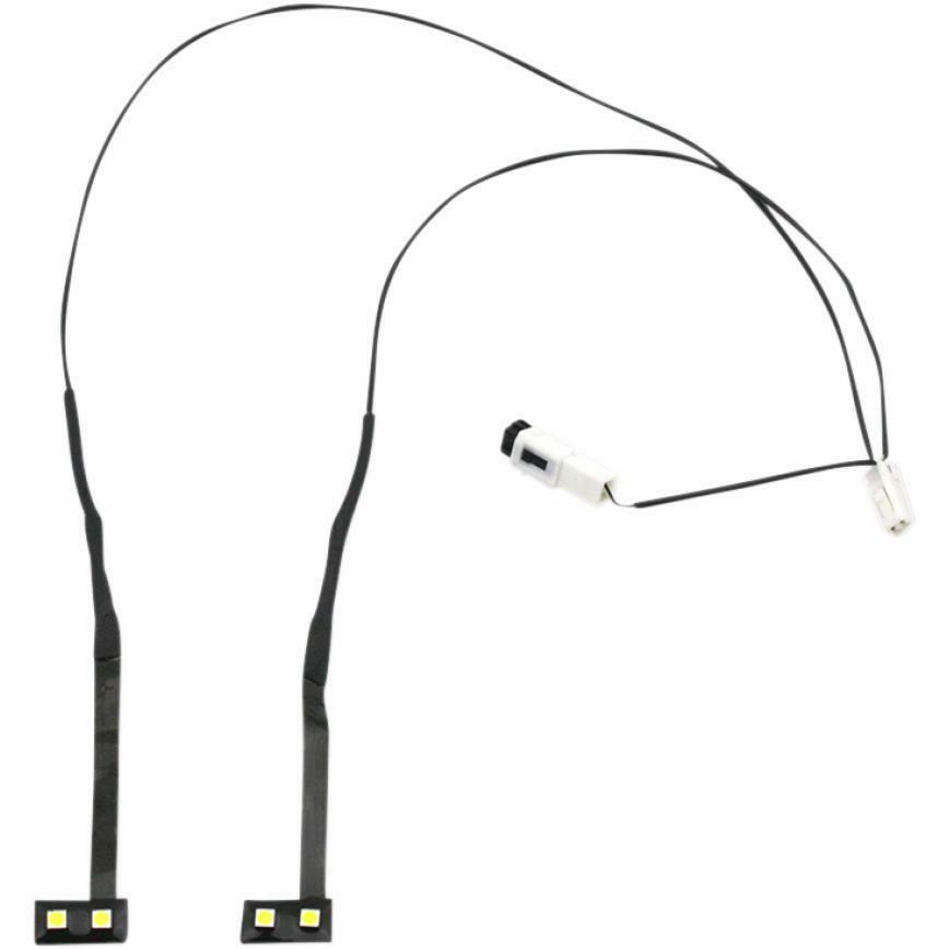 Custom Dynamics - HD-VENT-LED-WHT - Lighted Fairing Vent Trim, White ...