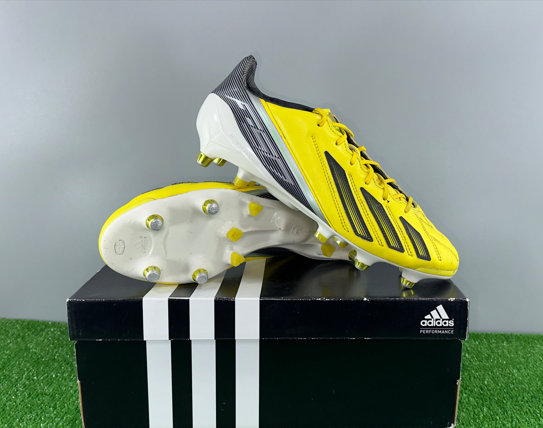 Adidas F50 Adizero SG Leather G65320 Elite US8.5 UK8 Yellow Adidas F50 Adizero SG Leather G65320 Elite US8.5 UK8 Yellow
