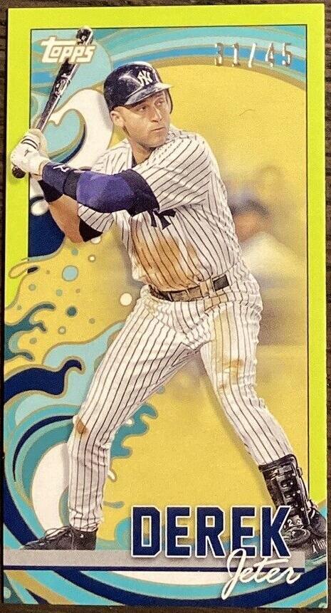 2022 Topps Rip - Mini Derek Jeter #MRIP-DJ Chartreuse /45 for sale ...
