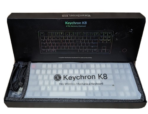 Keychron K8 TKL Wireless Mechanical Keyboard ALUMINUM BROWN