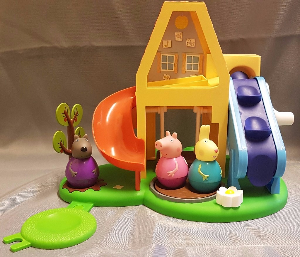 Peppa Pig Weebles, Peppa's Tree House Play Set with Peppa, Rebecca and ...