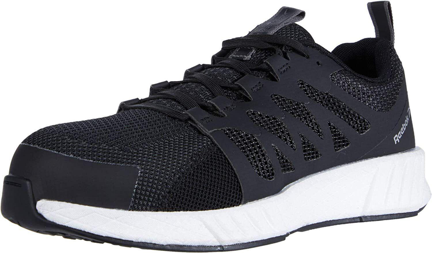 Size 8 - Reebok Fusion Flexweave Work Black White for sale online | eBay
