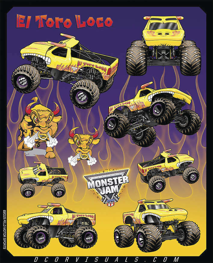 DCOR - 40-90-208 - Decal Sheet, El Toro Loco Yellow for sale online | eBay