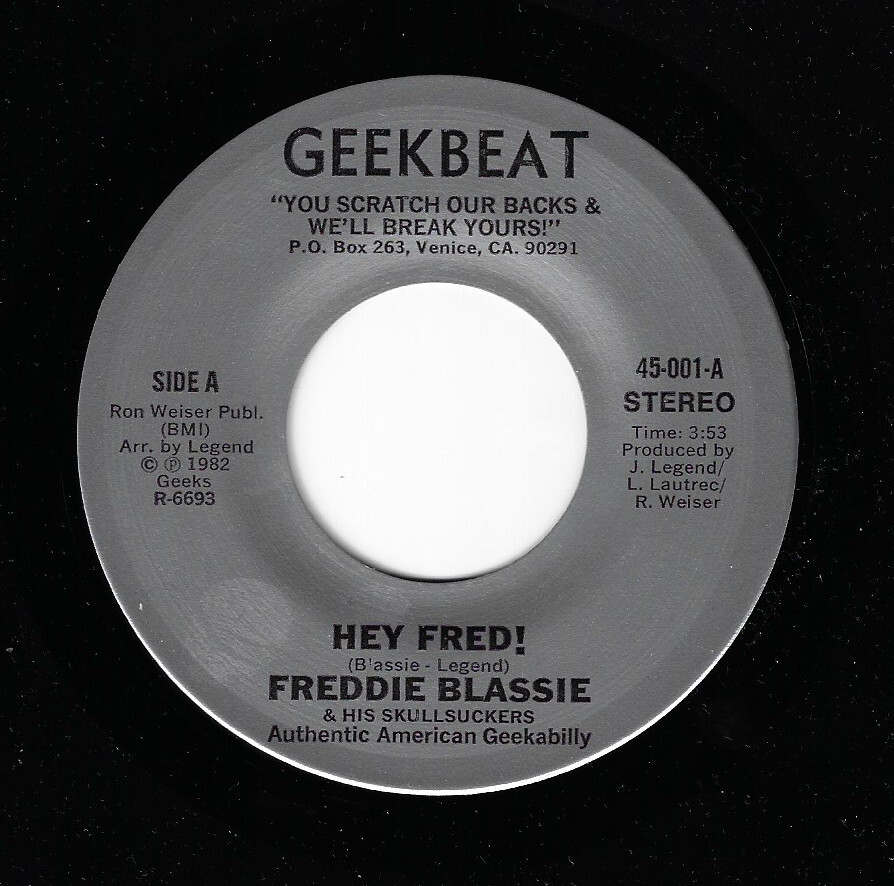 FREDDIE BLASSIE - Hey Fred! / Pencil Neck Geek : WRESTLING 45 PS ...