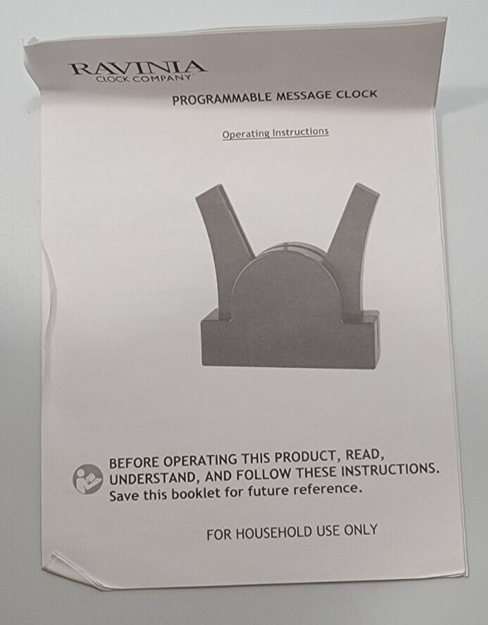 Floating Led Display | Ravinia Programmable Message Clock