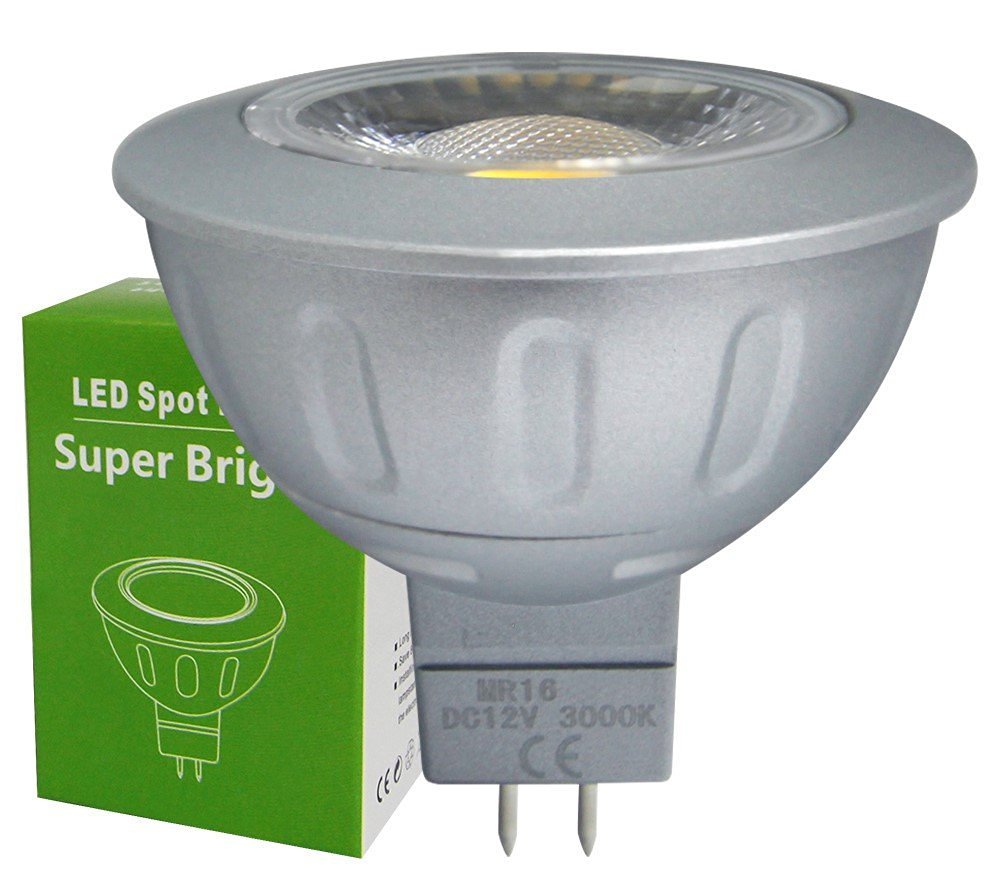 12V LED MR16 Light Bulb Low Voltage Spotlight Super Bright Warm White ...