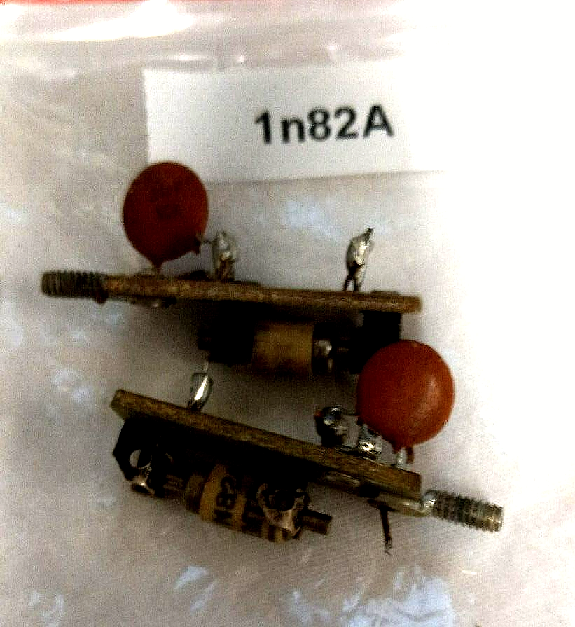 Item # 803-H MISCELLANEOUS DIODES 1N82A, 1N23B, 1N415D, 1N21B AND ...