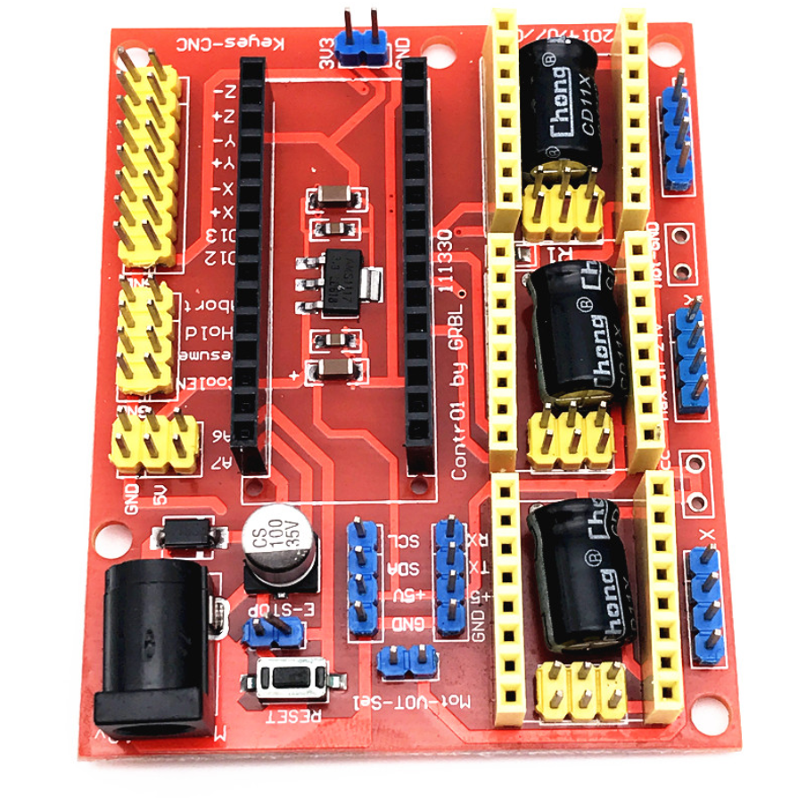 Arduino Nano CNC Shield 3-Axis DRV8825 Stepper Driver Board GRBL ...