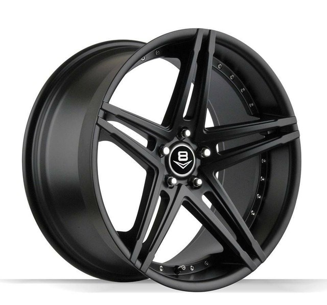 V8 V-30 Black/Matte Black Alloy Mag Wheels. 18", 19", 20" & 22 ...