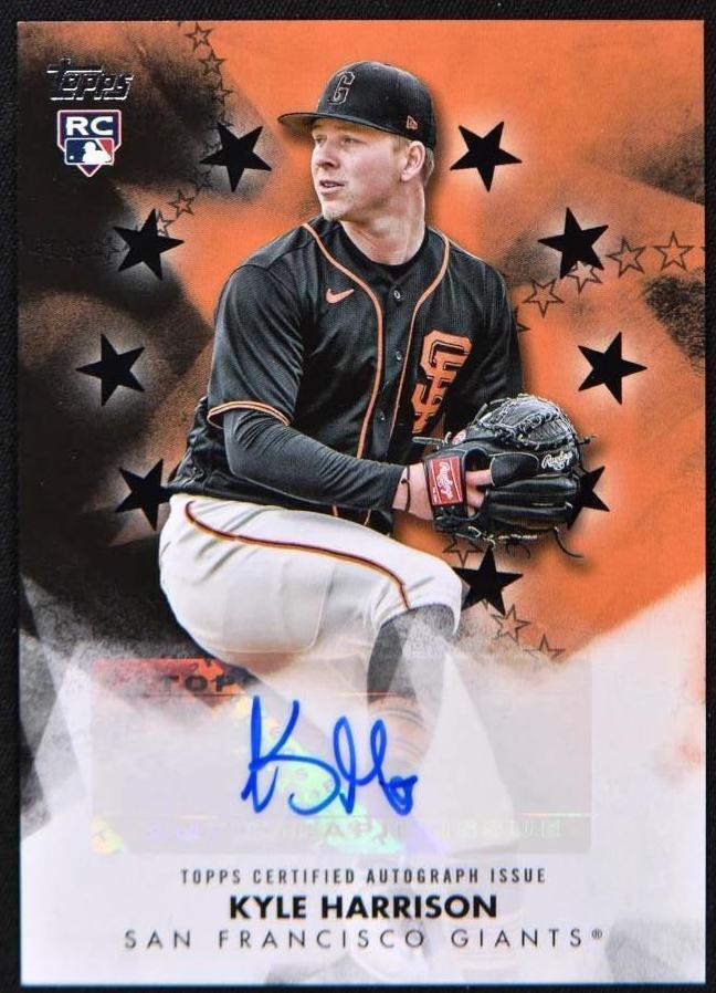 2024 Topps Series 1 - Baseball Stars Autographs Kyle Harrison #BSA-KHA ...