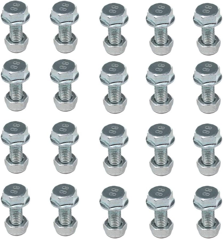 Pack of 20 Auger Shear Pins Bolts