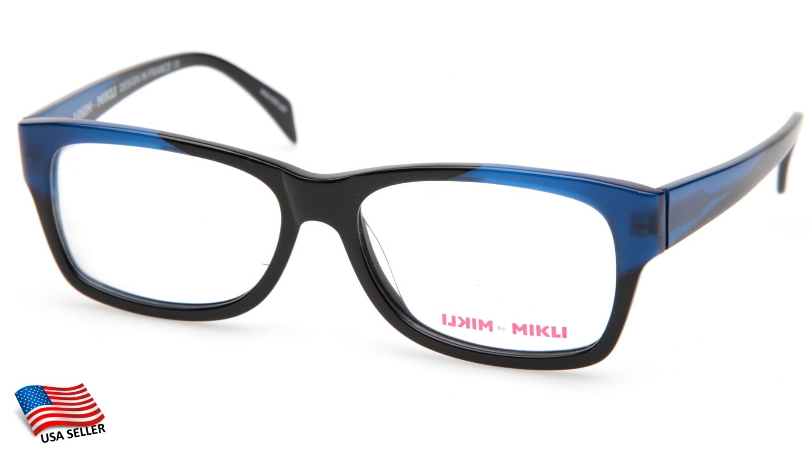NEW Alain Mikli ML0945 0001 BLACK/BLUE EYEGLASSES FRAME 55 NEW Alain Mikli ML0945 0001 BLACK/BLUE EYEGLASSES FRAME 55