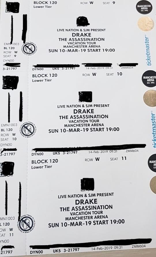 Drake tickets Manchester | in Manchester City Centre, Manchester | Gumtree