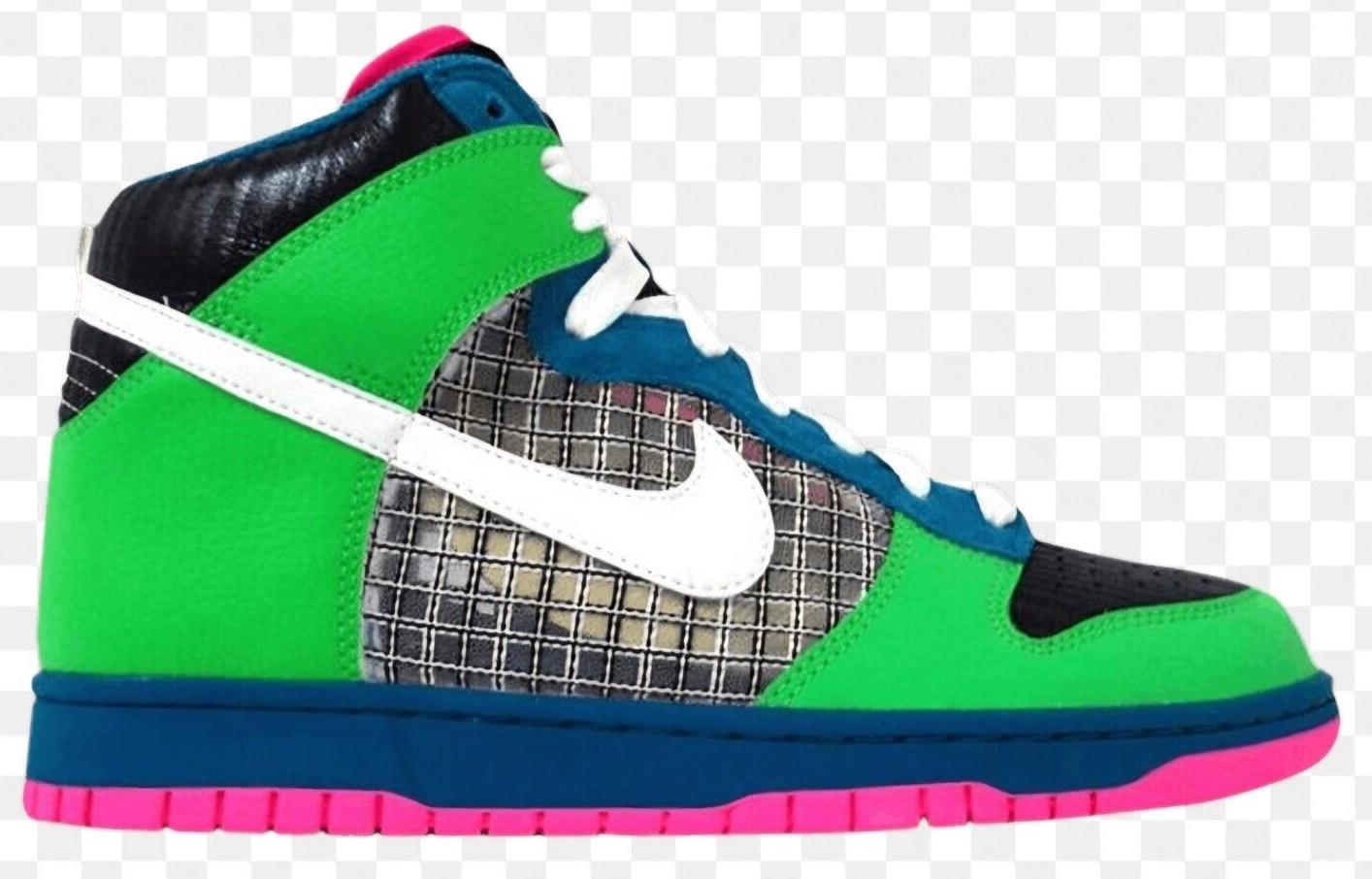 Nike Dunk 6.0 High Neon Green Pink W for sale | eBay