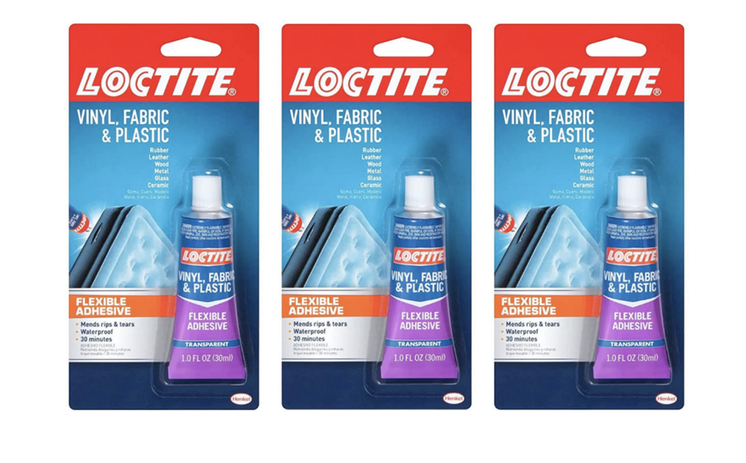 Flexible Clear Glue Loctite Vinyl, Fabric & Plastic Flexible Adhesive ...