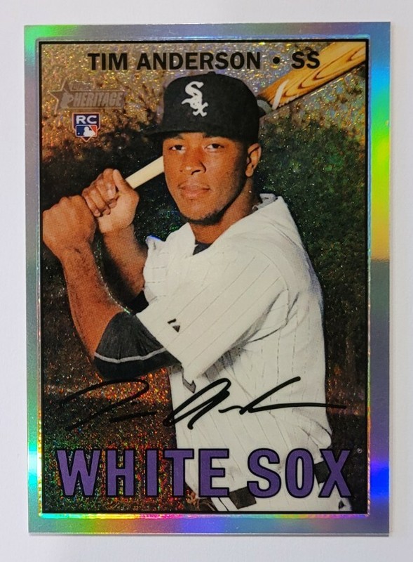 Tim Anderson Baseball Card Database - Newest Products will be shown ...