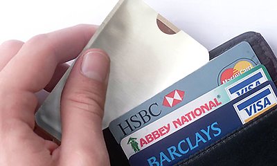 Visa card holders store