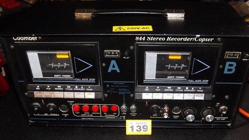 Coomber 844 stereo cassette tape recorder / copierのeBay公認海外通販｜セカイモン