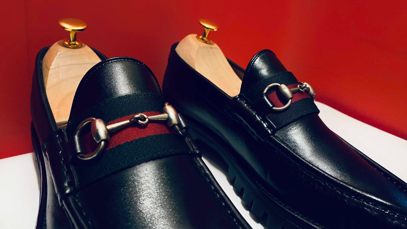 $1189.00 !! GUCCI MEN BLK HEAVY LUG SOLE BITS SHOES LOAFERS $1189.00 !! GUCCI MEN BLK HEAVY LUG SOLE BITS SHOES LOAFERS