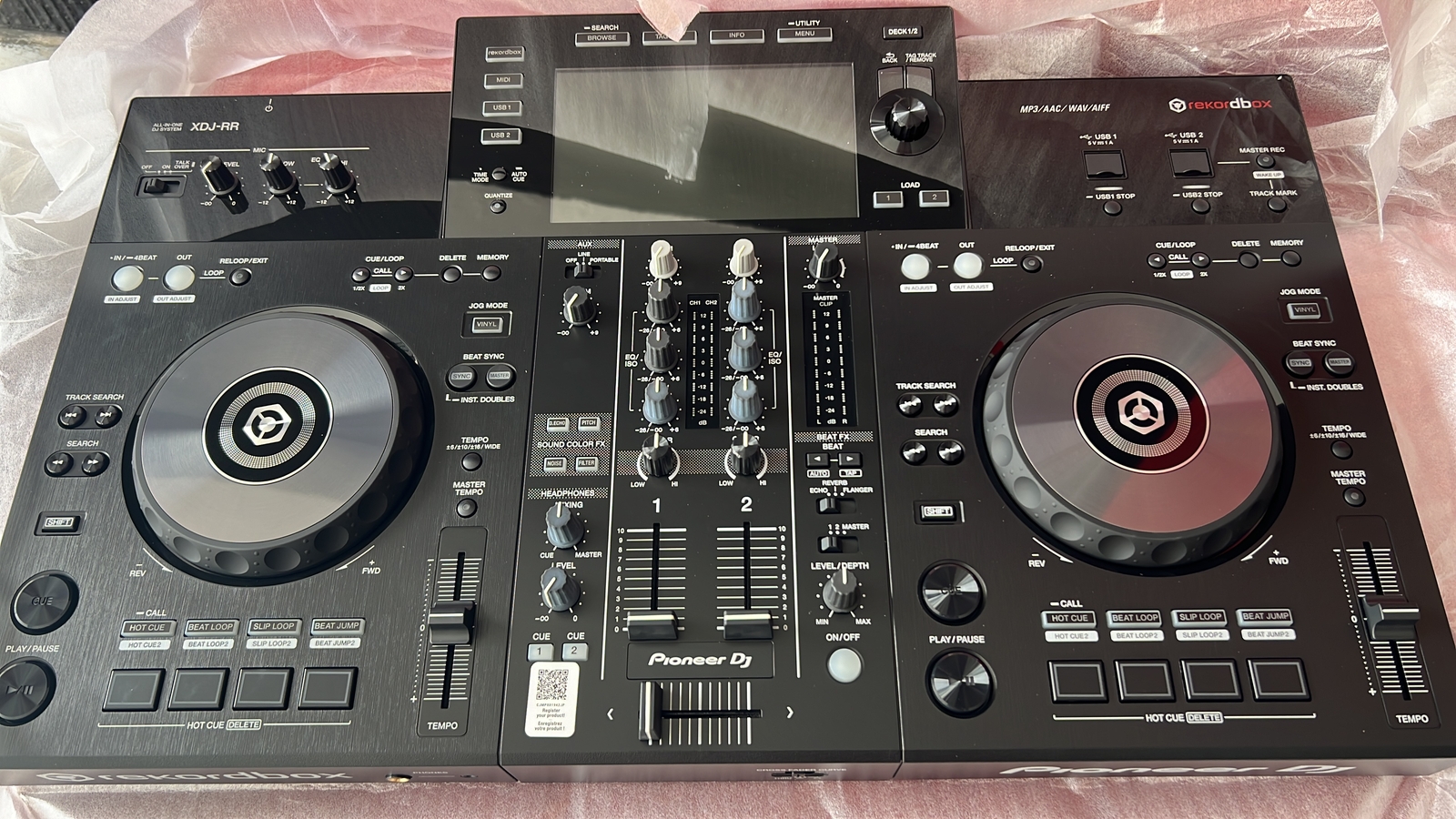 Pioneer DJ XDJ-RR 2-Channel Rekordbox All-In-One DJ Controller w/ Dual ...
