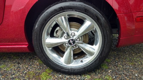 NEW 2005-2009 Ford MUSTANG 3-bar spinner Wheel CHROME Center Hub Cap | eBay