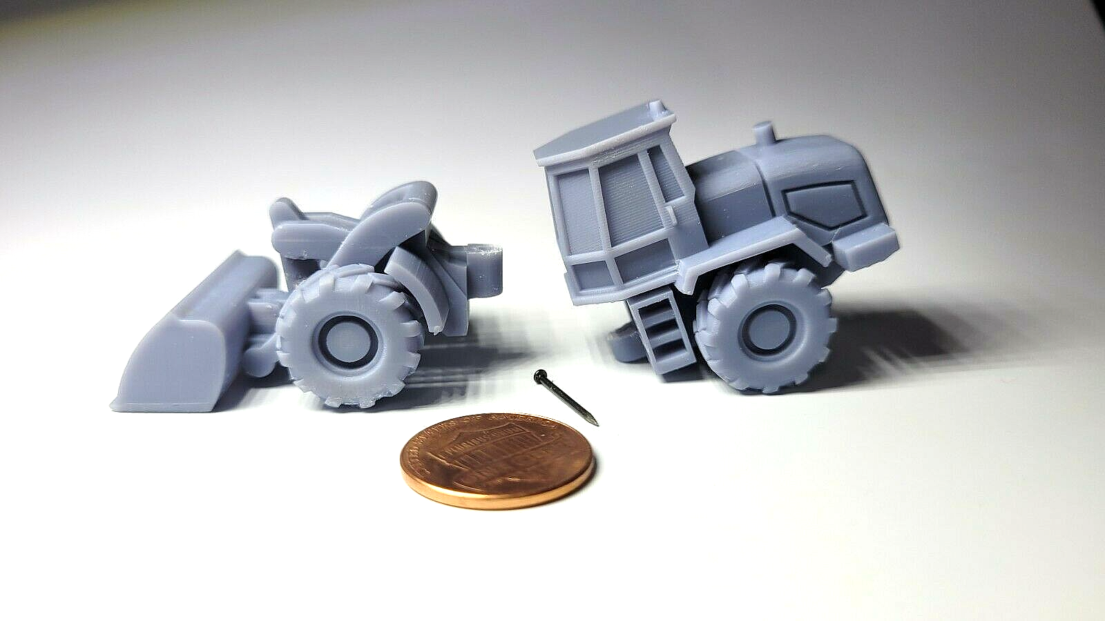 HO scale wheel loader equipment 187 model railroad train vehicle ...