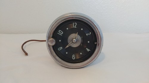 Vintage 1950s Car Dash Gauge Clock Chevy GM Ford Chrysler, Rat Rod ...
