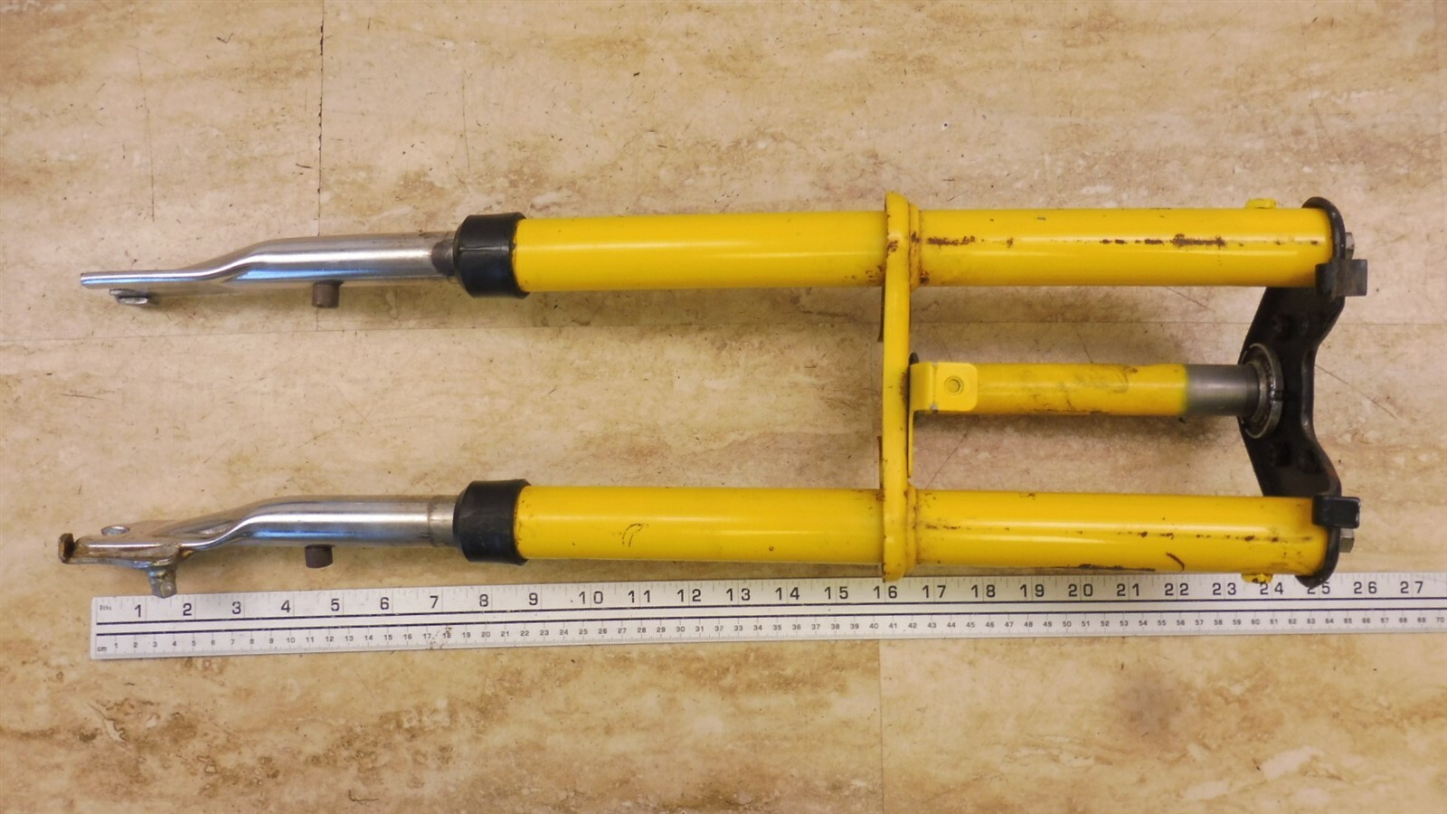 1980 Honda PA50 Moped Scooter H1257-1> front forks triple tree steerin ...