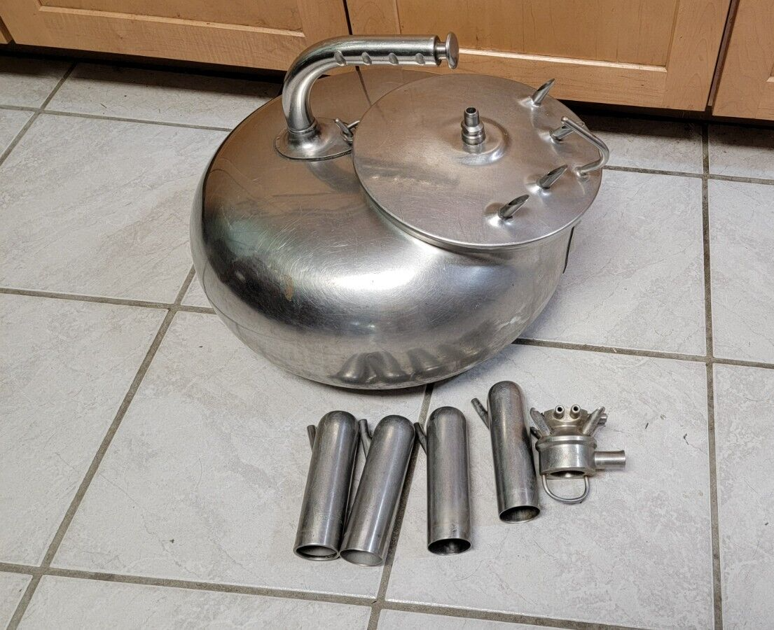 Stainless Steel Milker Bucket w/lid, claw and 4 Delaval shellsのeBay公認海外 ...