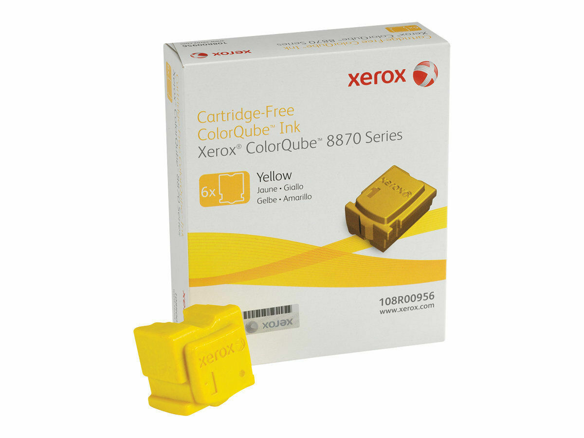 Xerox ColorQube 8870 ColorStix Yellow 6-er Pack 108R00956 online kaufen ...