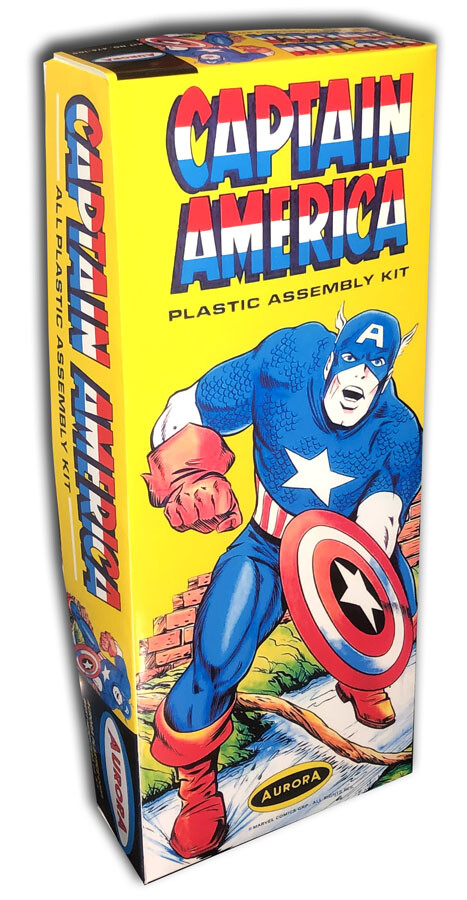 Box | Aurora Captain America Model Kit