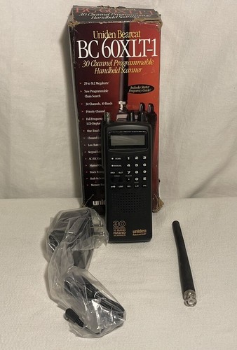 Uniden Bearcat BC60XLT-1 30 Channel 10 Band Radio