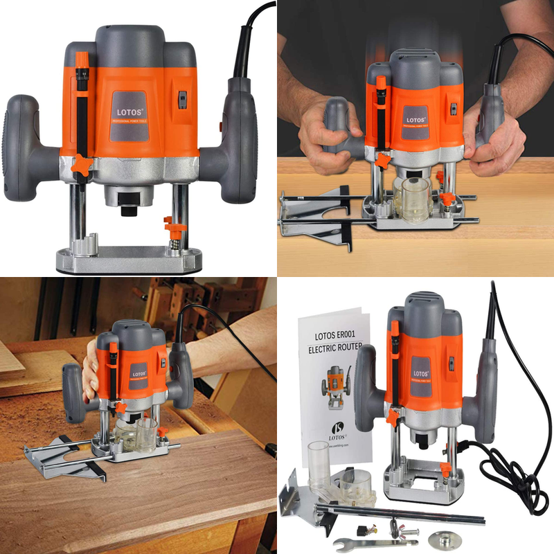 Fresadora Electrica Inmersion Para Madera Con Borde Ruter