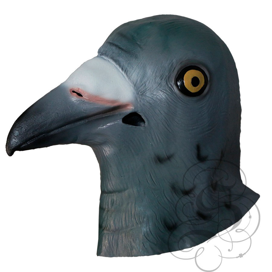 Latex Full Head Animal Bird Dove Dodo Parrot Pigeon Crow Masquerade ...