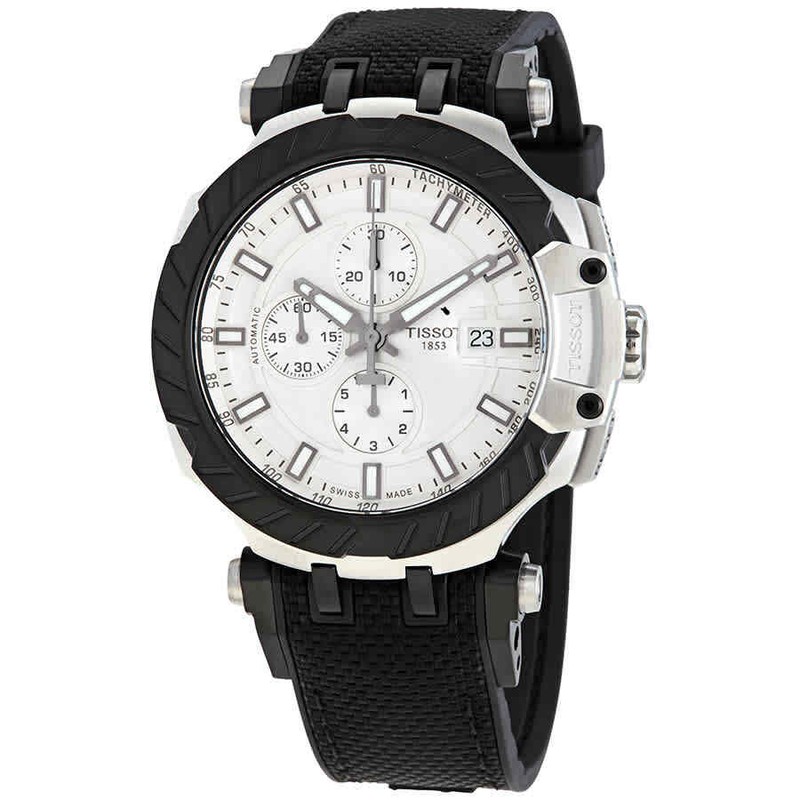 Tissot T-Race MotoGP Chronograph Automatic Silver Dial Men Watch