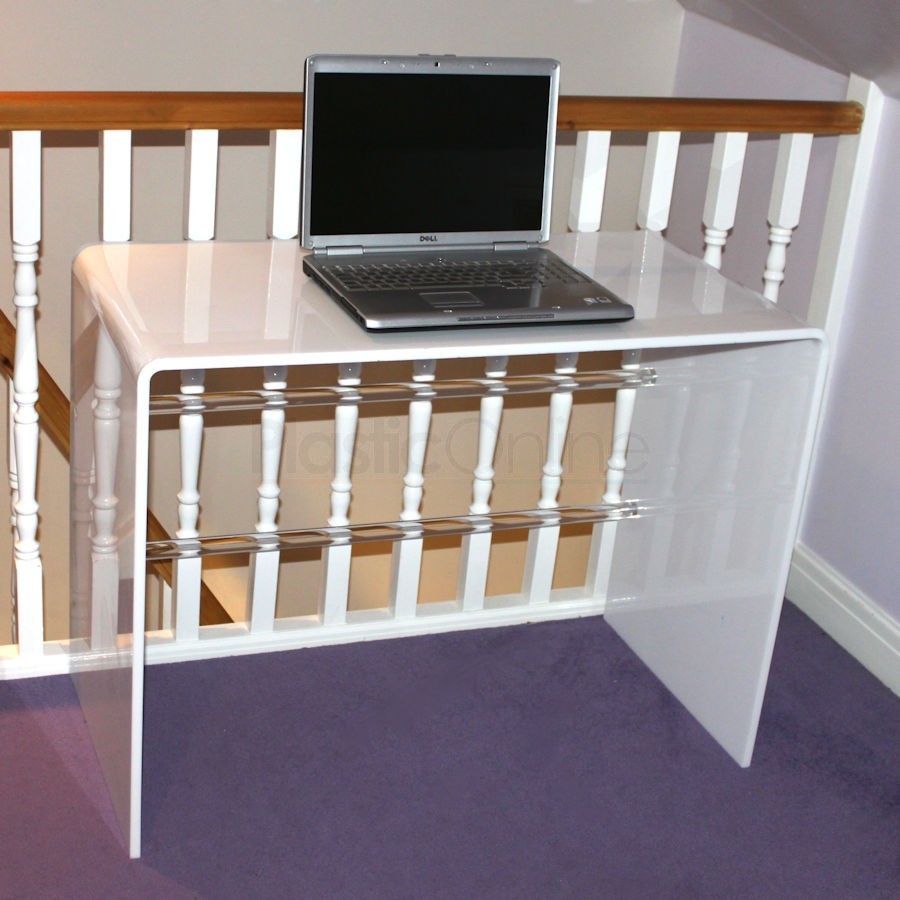 White Acrylic Plastic Table, Desk, Dressing Table Quality Made In The ...