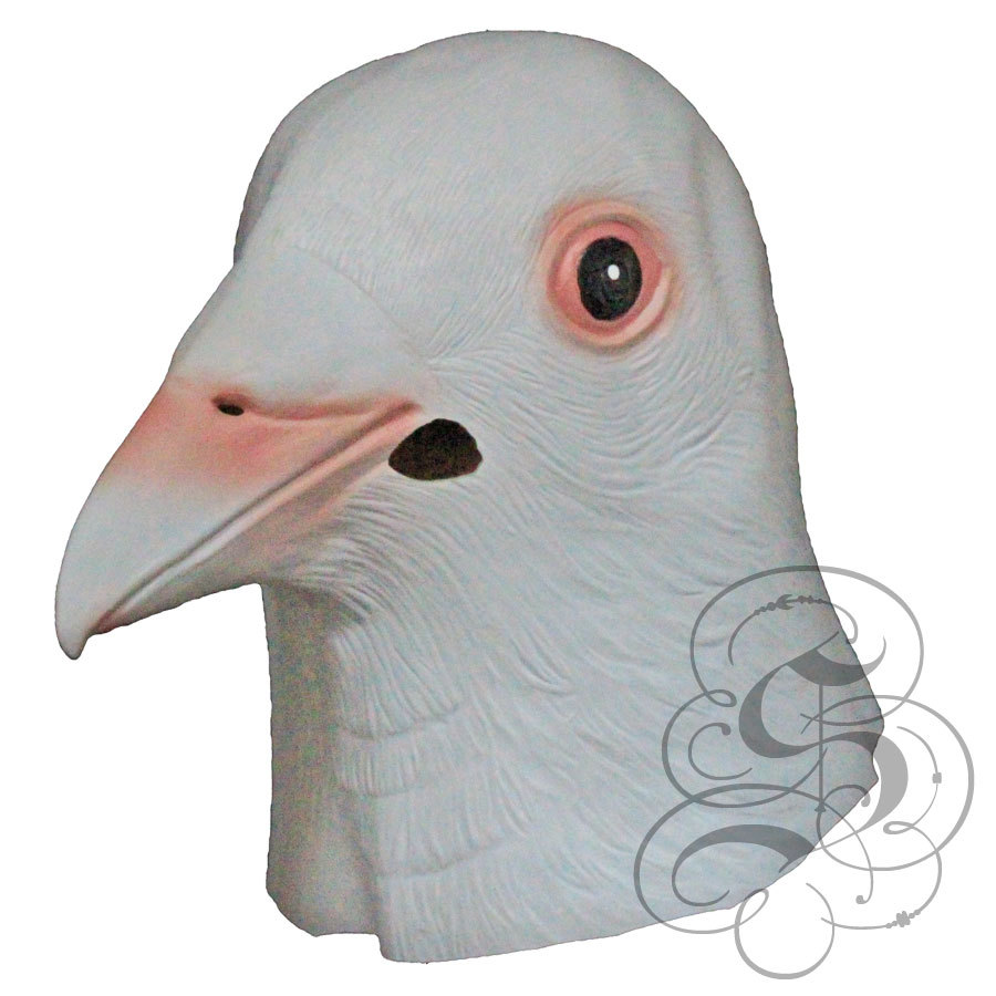 Latex Full Head Animal Bird Dove Dodo Parrot Pigeon Crow Masquerade ...